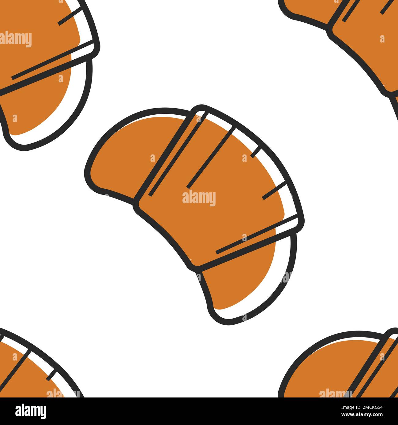 Morning snack croissant bakery food seamless pattern pastry vector ... Morning snack croissant bakery food seamless pattern pastry vector ...