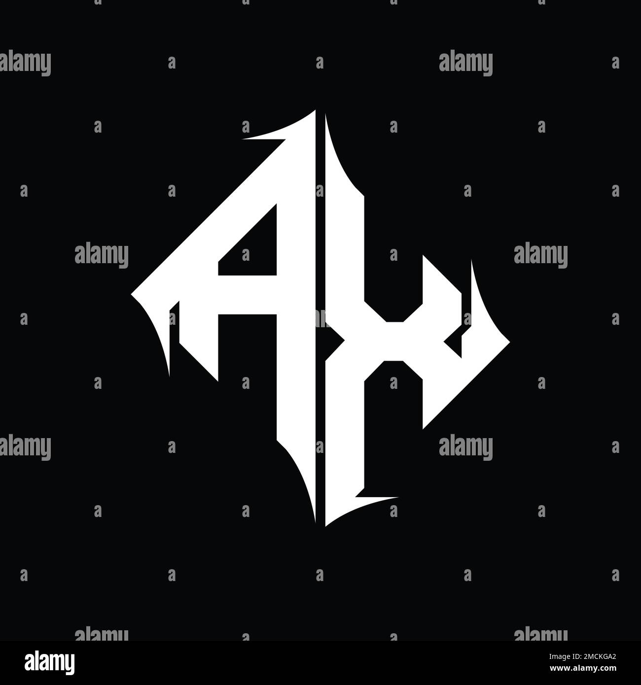AX Logo monogram diamond abstract shape vector images design template ... AX Logo monogram diamond abstract shape vector images design template ...