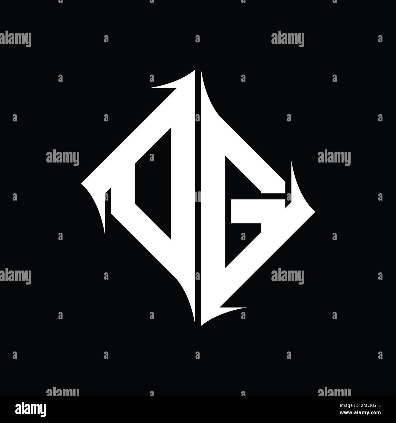 DG Logo monogram diamond abstract shape vector images design template ...