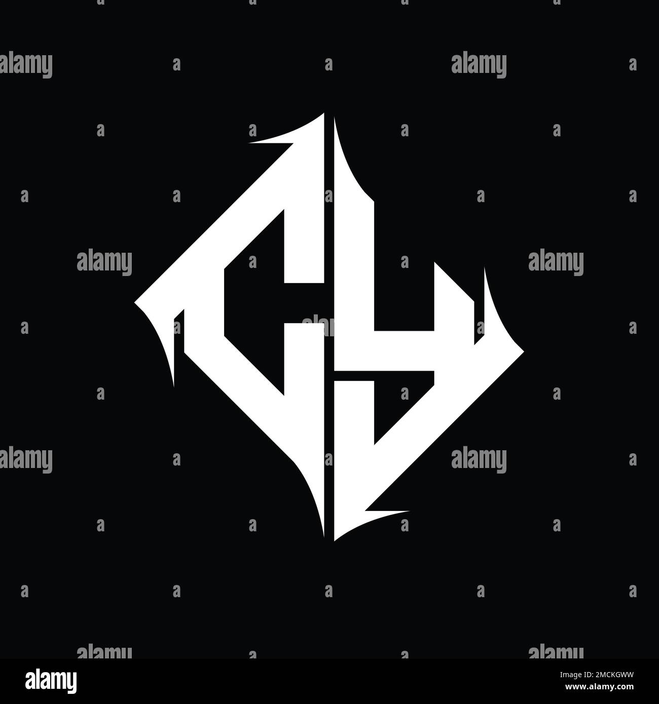 CY Logo monogram diamond abstract shape vector images design template ...