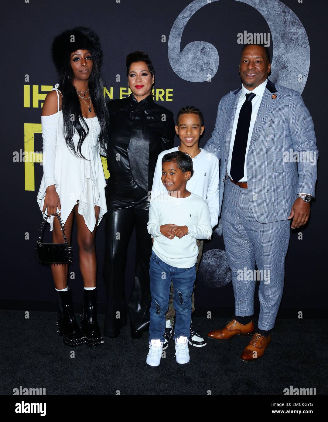 Deon Taylor, Roxanne Avant Taylor arrives at The World Premiere of FEAR ...