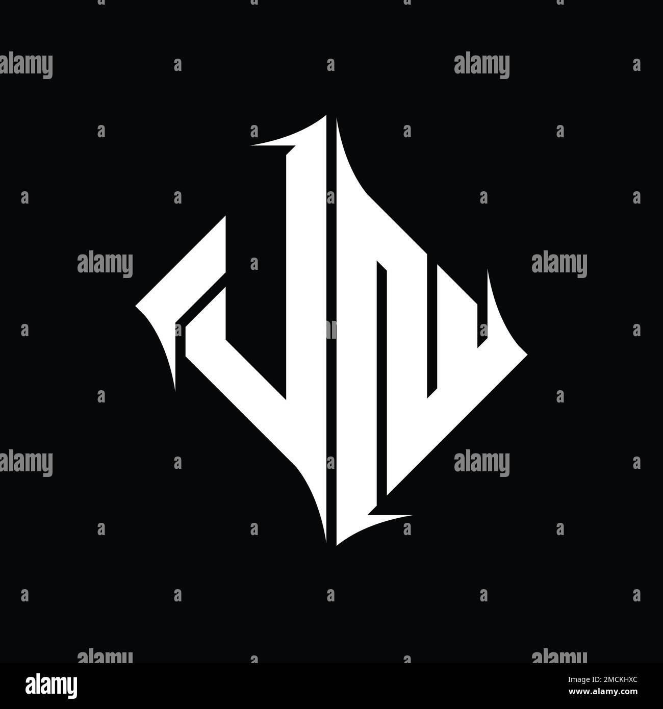 JN Logo monogram diamond abstract shape vector images design template ... JN Logo monogram diamond abstract shape vector images design template ...