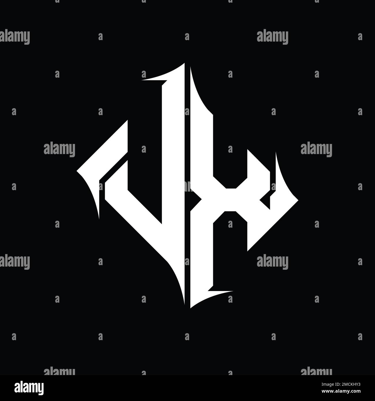 JX Logo monogram diamond abstract shape vector images design template ...