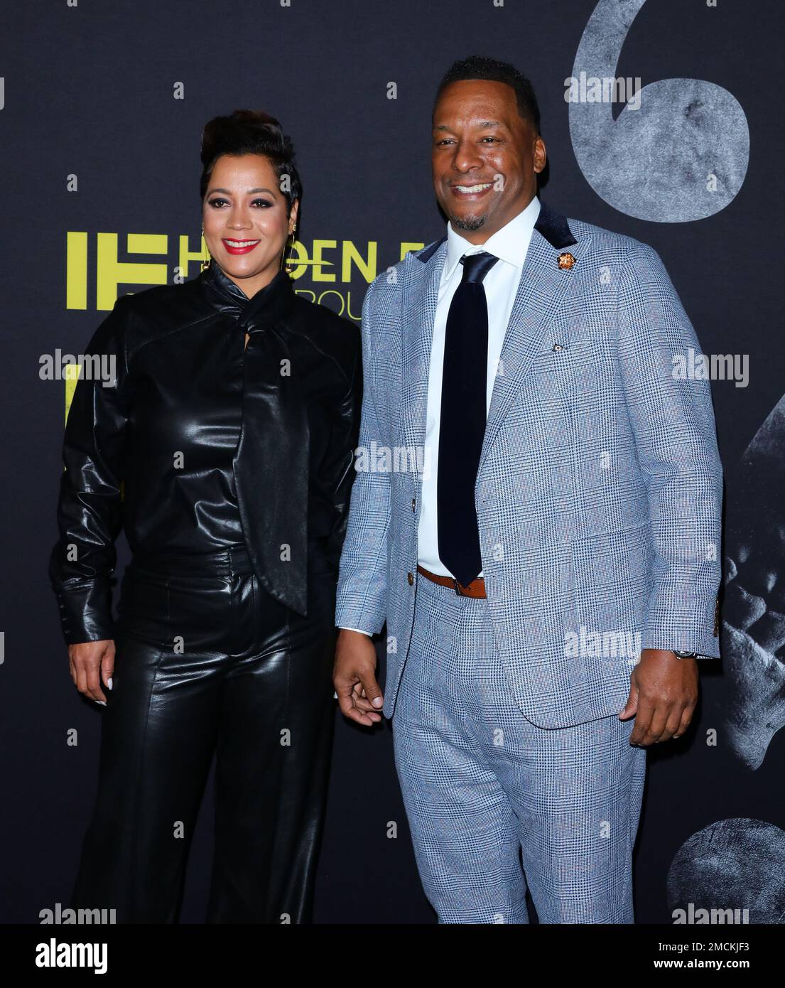 Deon Taylor, Roxanne Avant Taylor arrives at The World Premiere of FEAR ...
