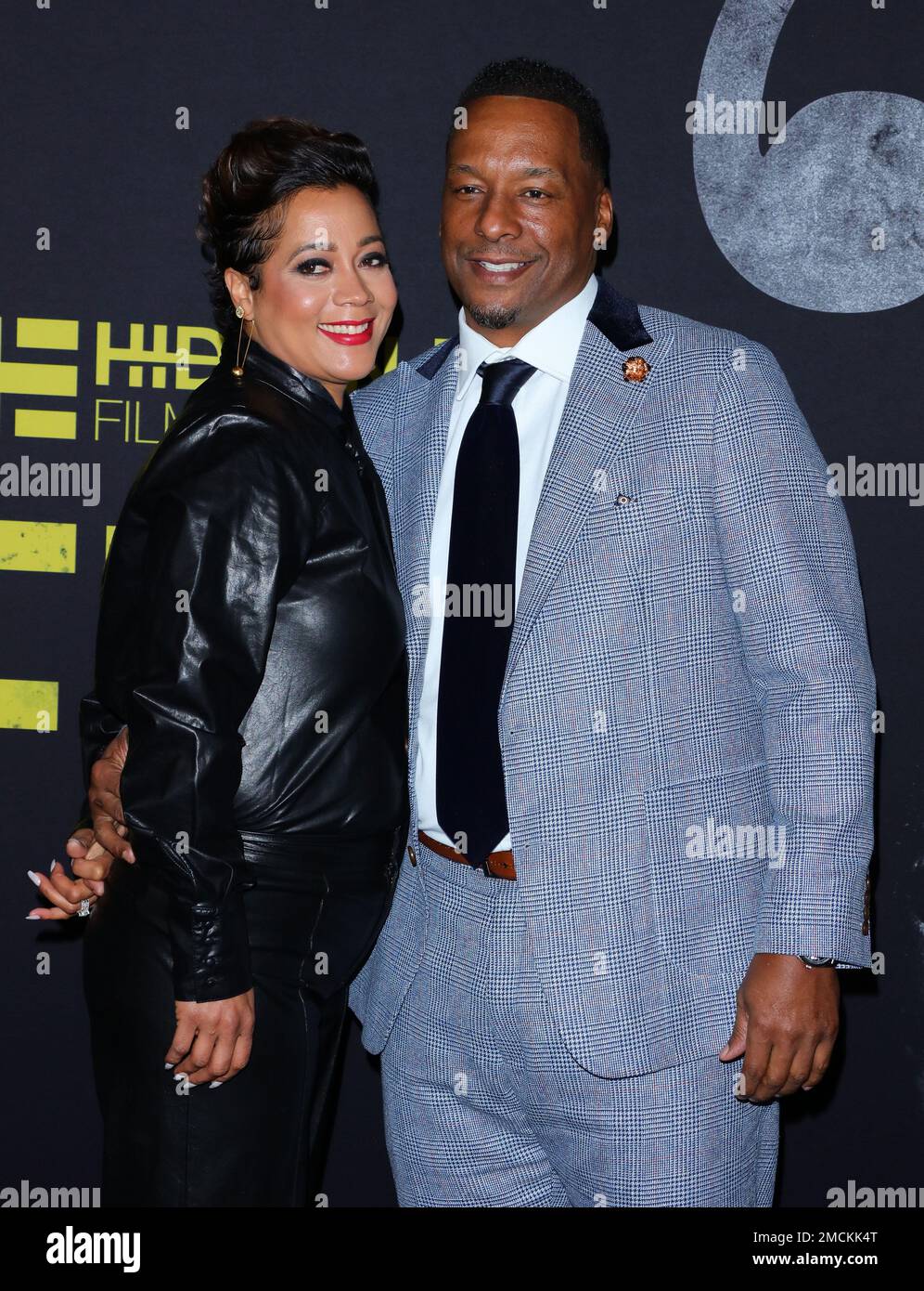 Deon Taylor, Roxanne Avant Taylor arrives at The World Premiere of FEAR ...