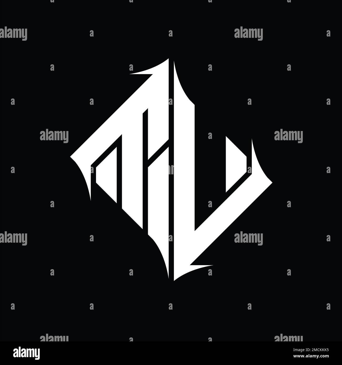 TL Logo monogram diamond abstract shape vector images design template ...