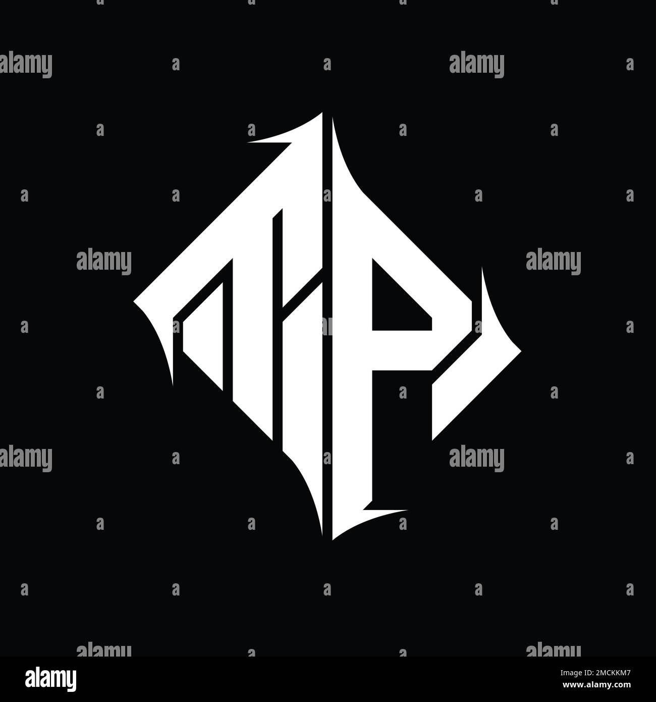 TP Logo monogram diamond abstract shape vector images design template ...