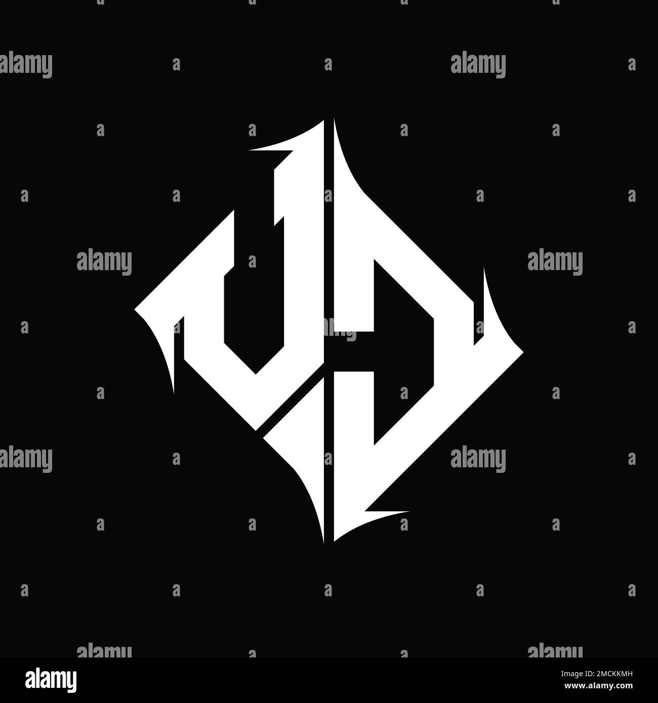 VC Logo monogram diamond abstract shape vector images design template ...