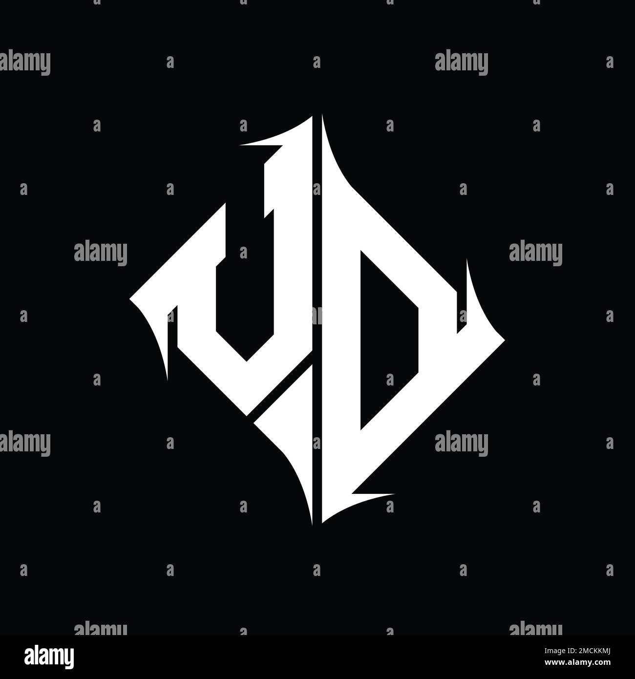 VD Logo monogram diamond abstract shape vector images design template ...