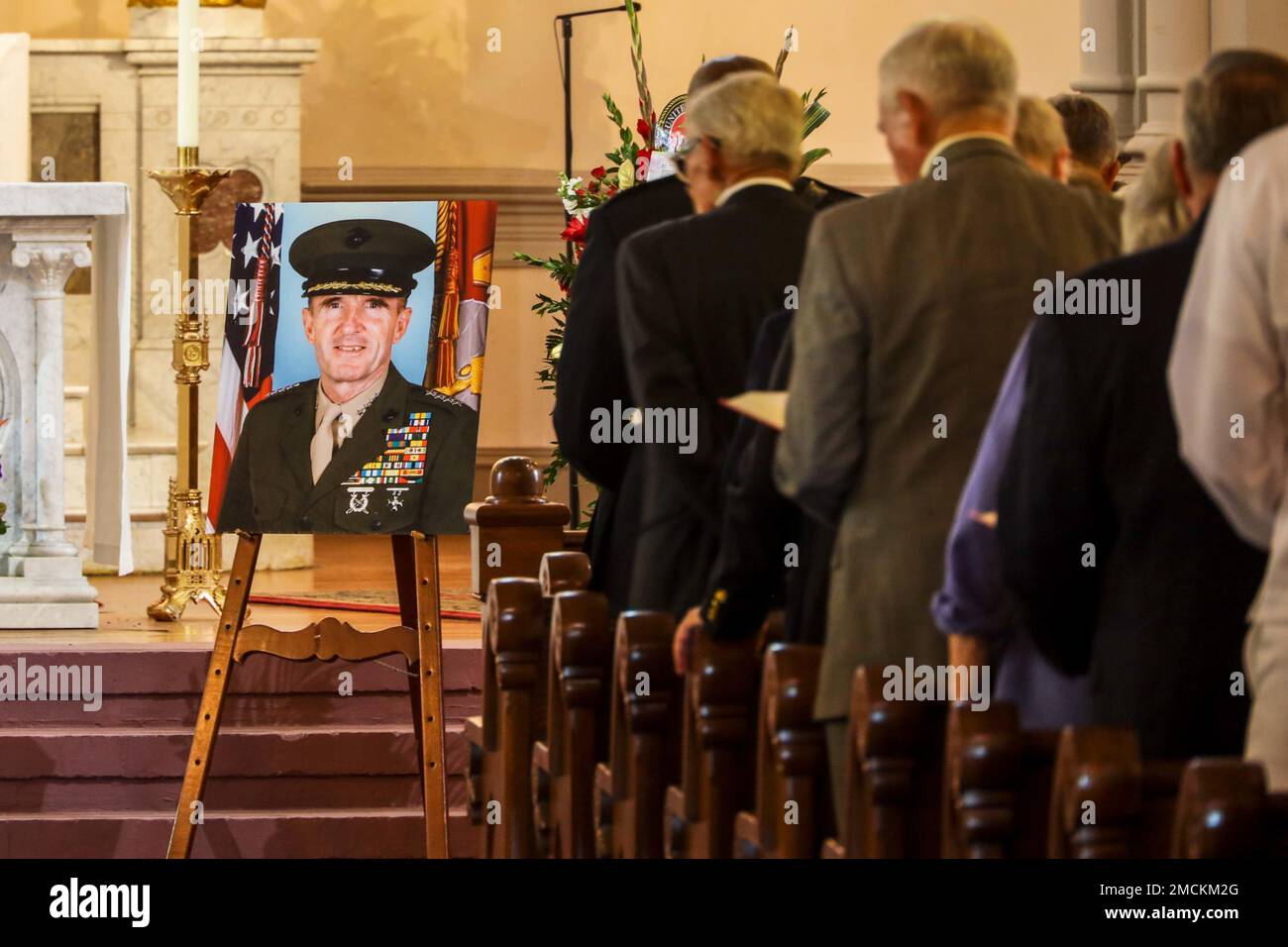 Marines, family and friends of Gen. Richard I. Neal gathered for a ...