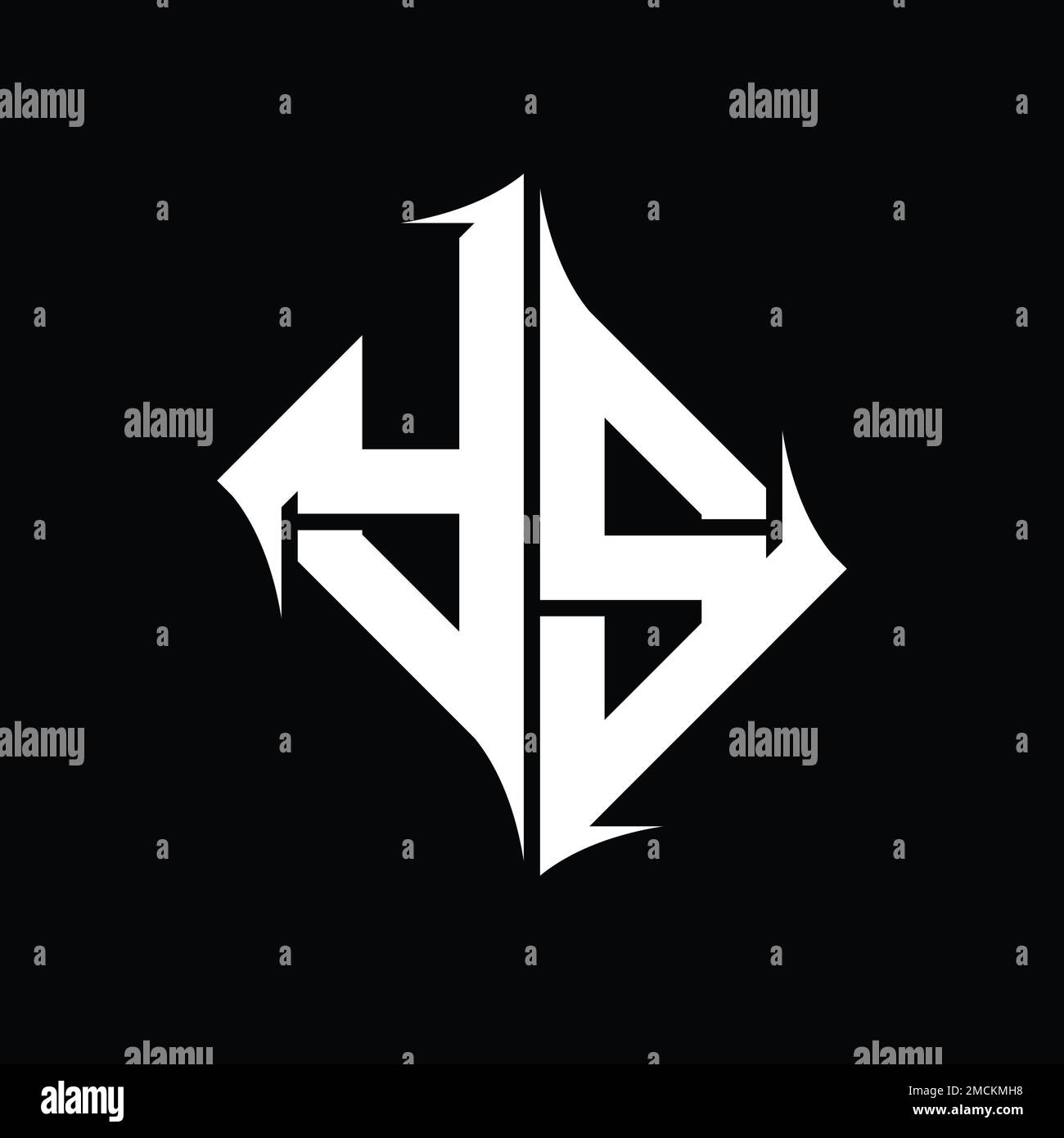 YS Logo monogram diamond abstract shape vector images design template ...