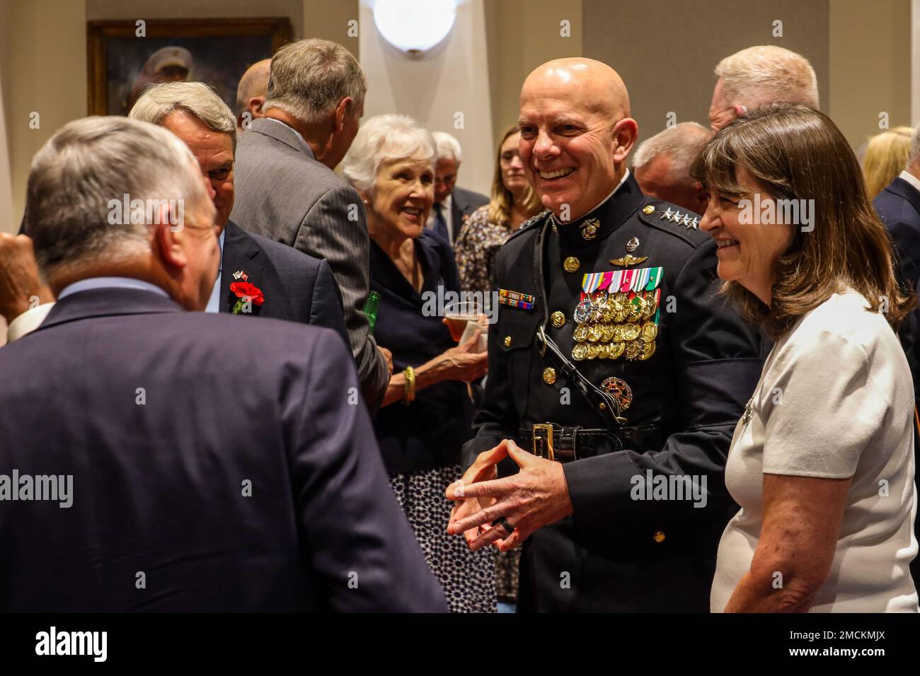 Commandant of the Marine Corps, Gen. David H. Berger, attends a ...