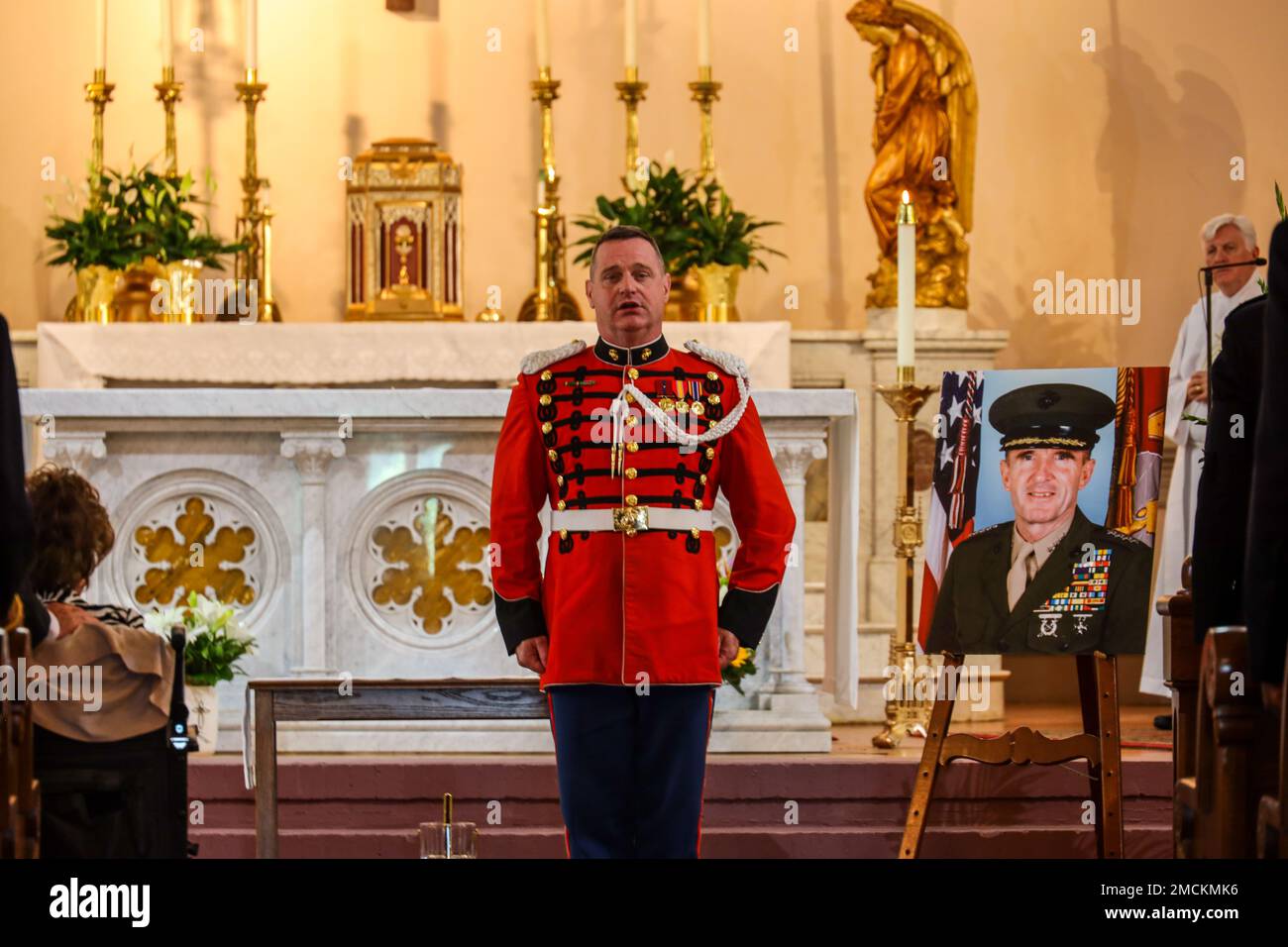 Marines, family and friends of Gen. Richard I. Neal gathered for a ...