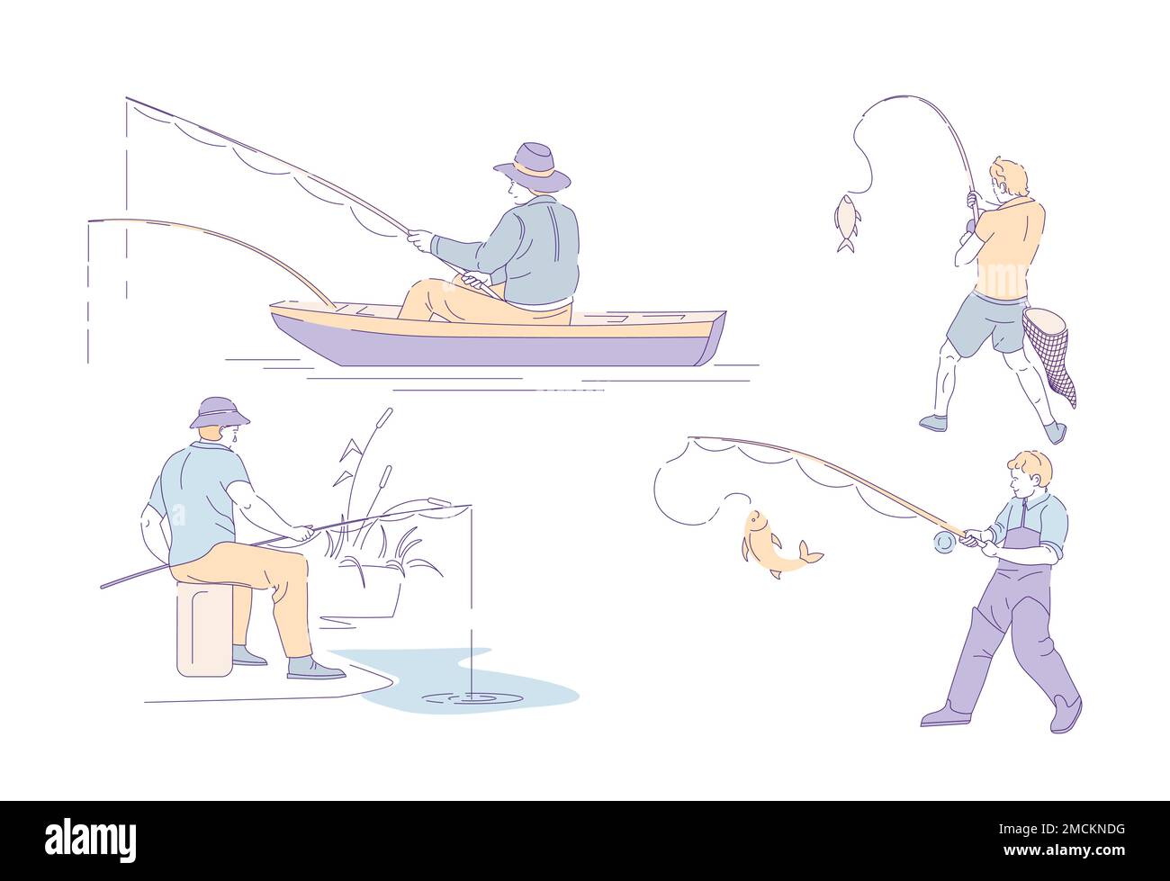 Rockfish catch Stock Vector Images - Alamy