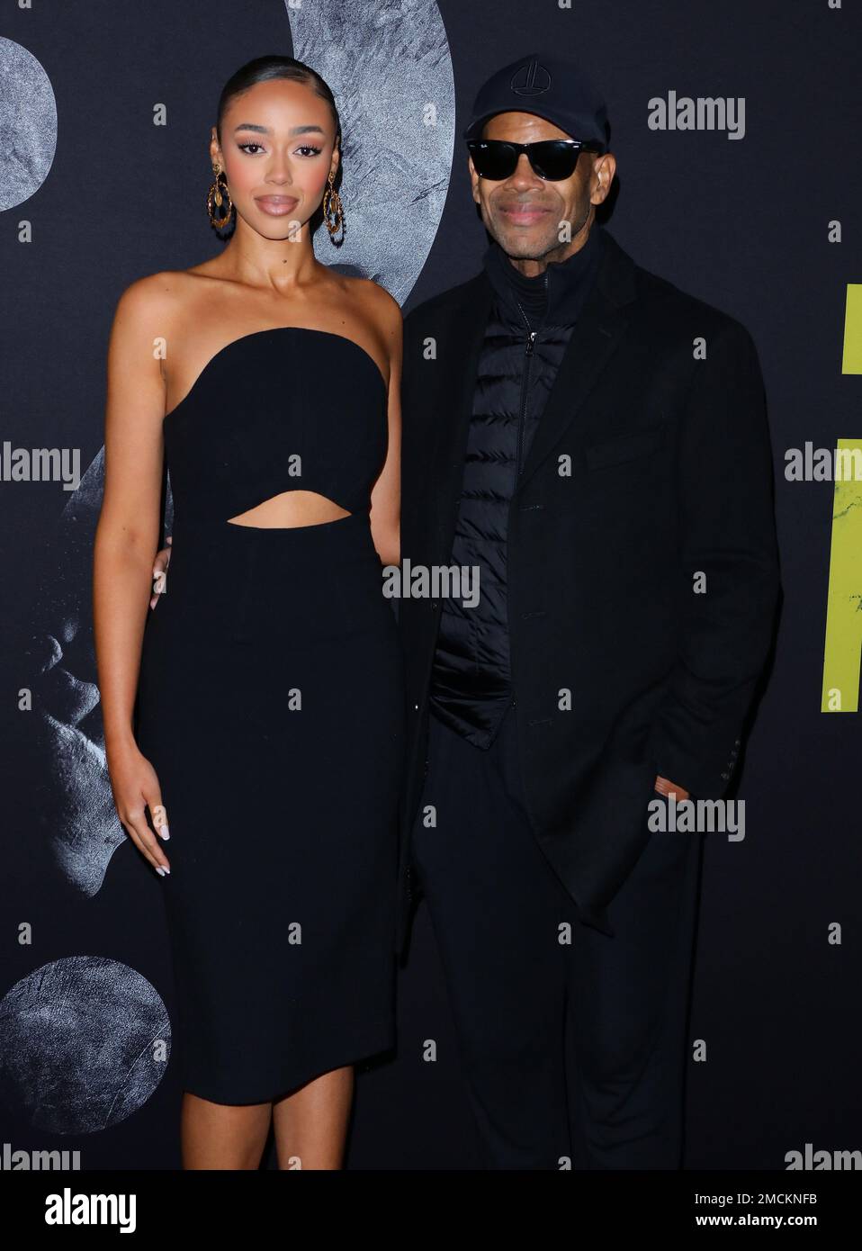 Los Angeles, USA. 21st Jan, 2023. Jimmy Jam, Bella Harris arrives at ...