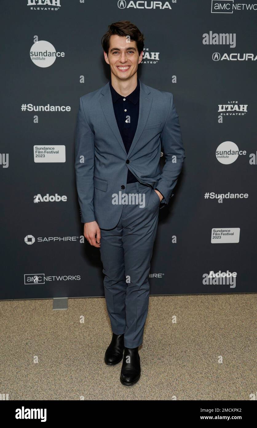 Kyle Selig poses at the premiere of the film "Cat Person" at the 2023 ...