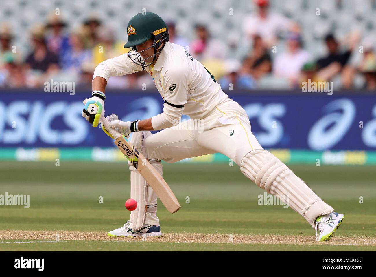 Australia's Alex Carey bats against England during the second day of ...