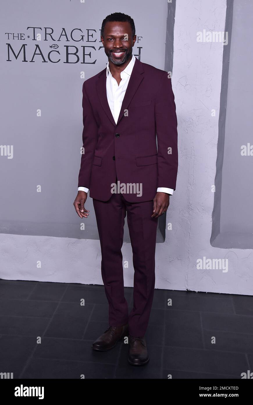 Sean Patrick Thomas arrives at the premiere of "The Tragedy of Macbeth ...