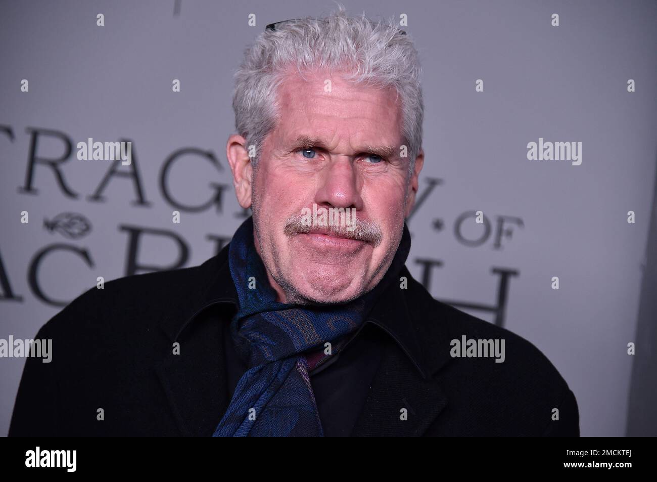 Ron Perlman arrives at the premiere of "The Tragedy of Macbeth" at the ...
