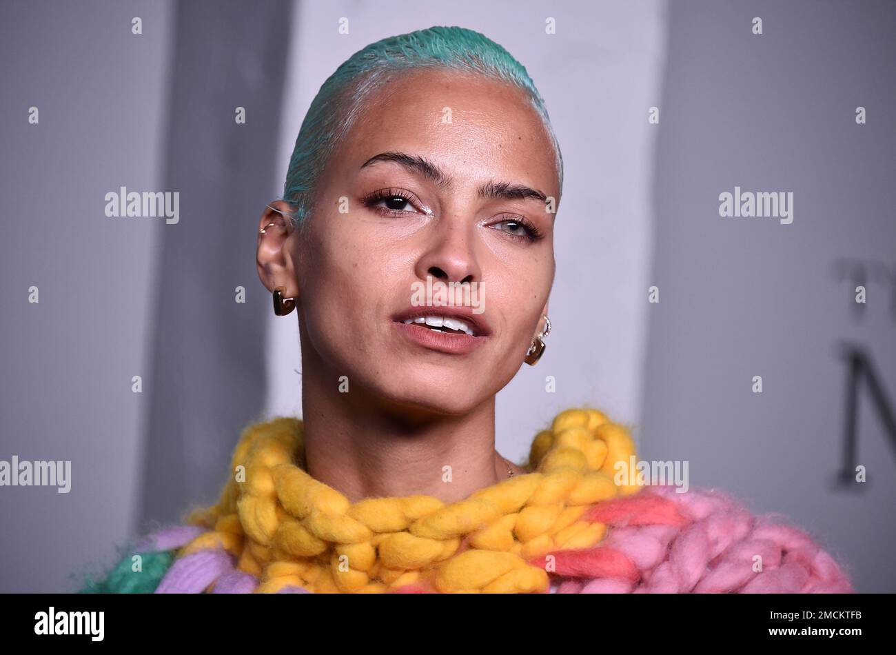 Kota Eberhardt arrives at the premiere of "The Tragedy of Macbeth" at ...