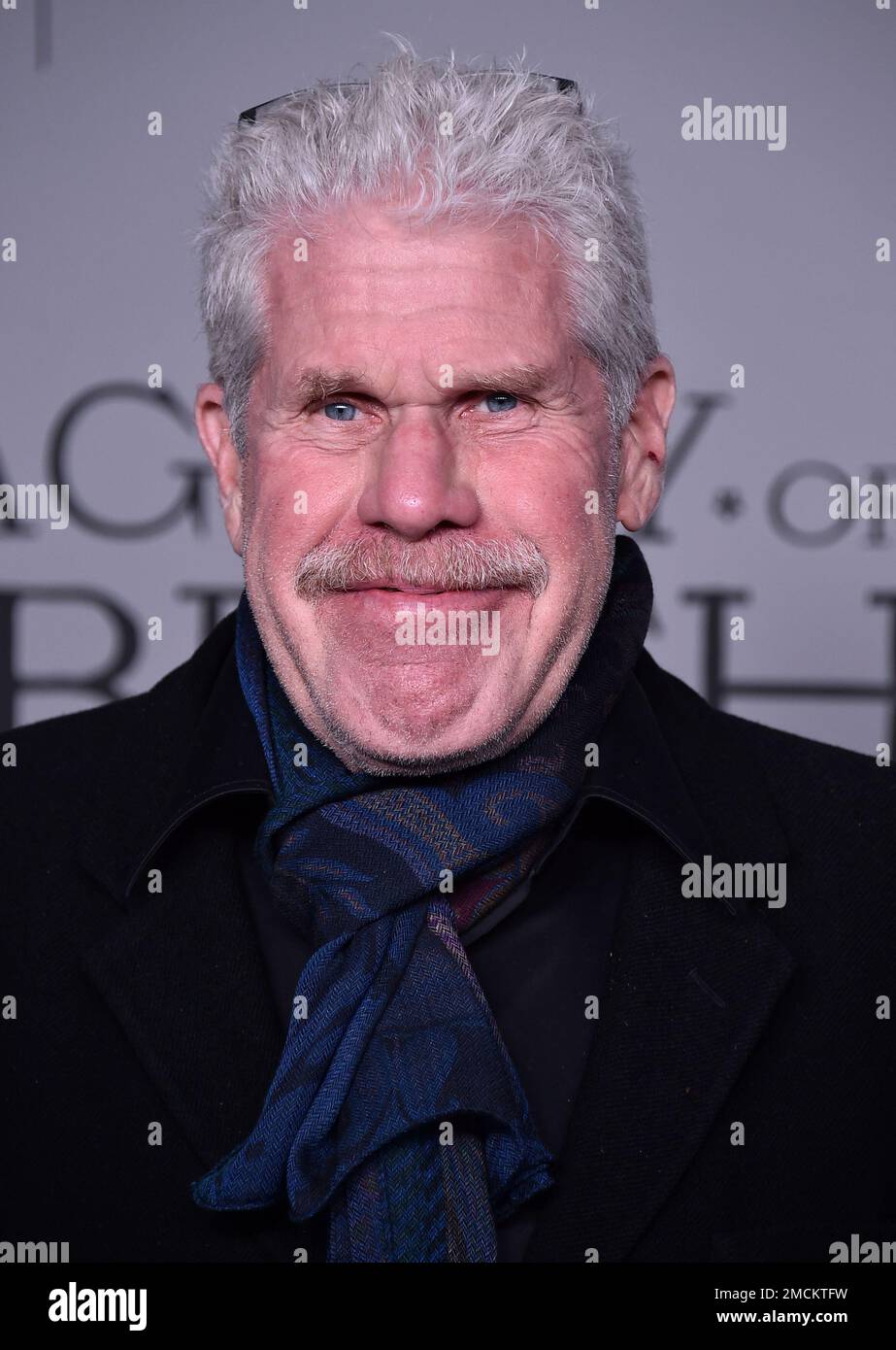 Ron Perlman arrives at the premiere of "The Tragedy of Macbeth" at the ...