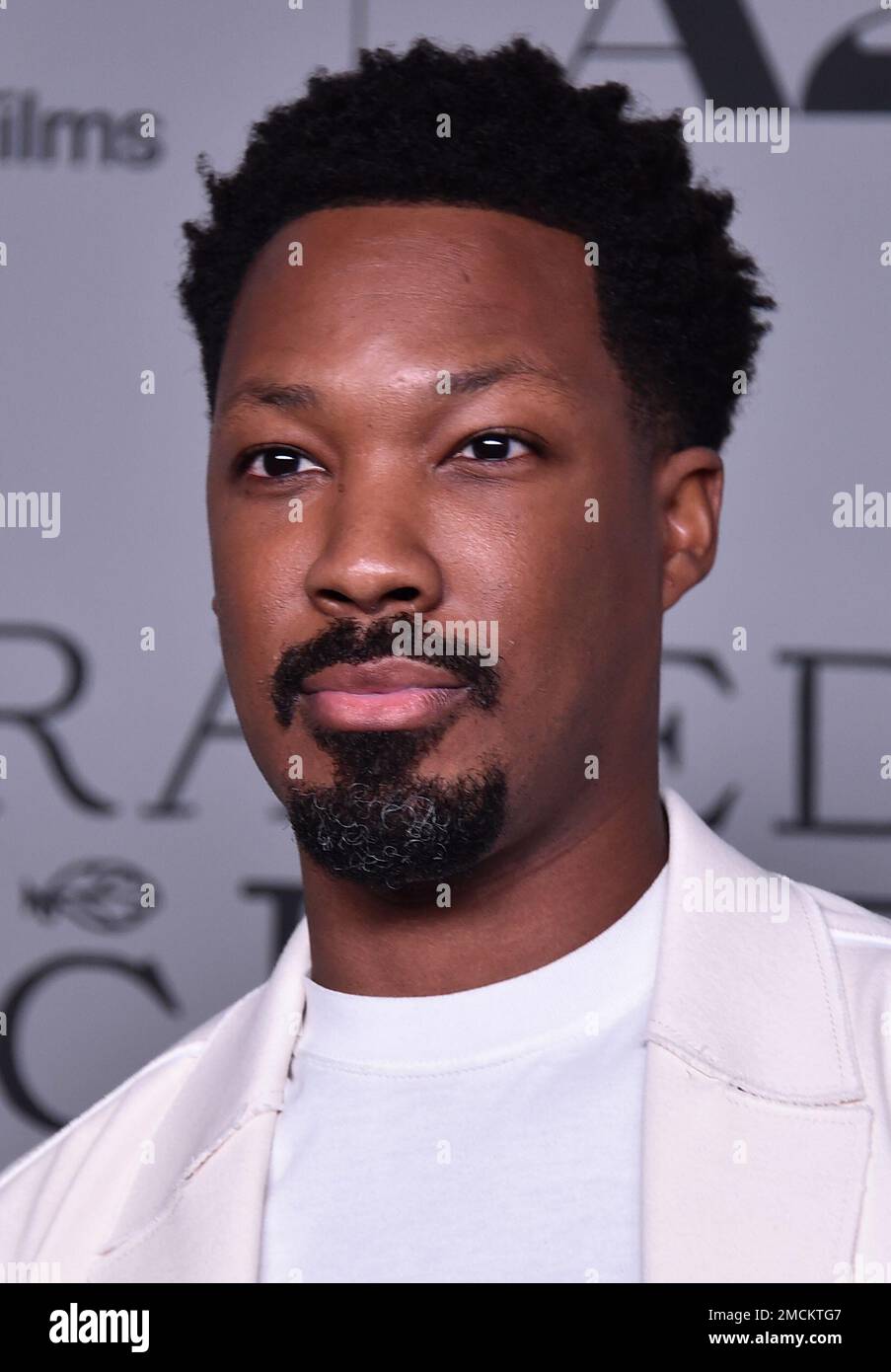 Corey Hawkins arrives at the premiere of "The Tragedy of Macbeth" at ...