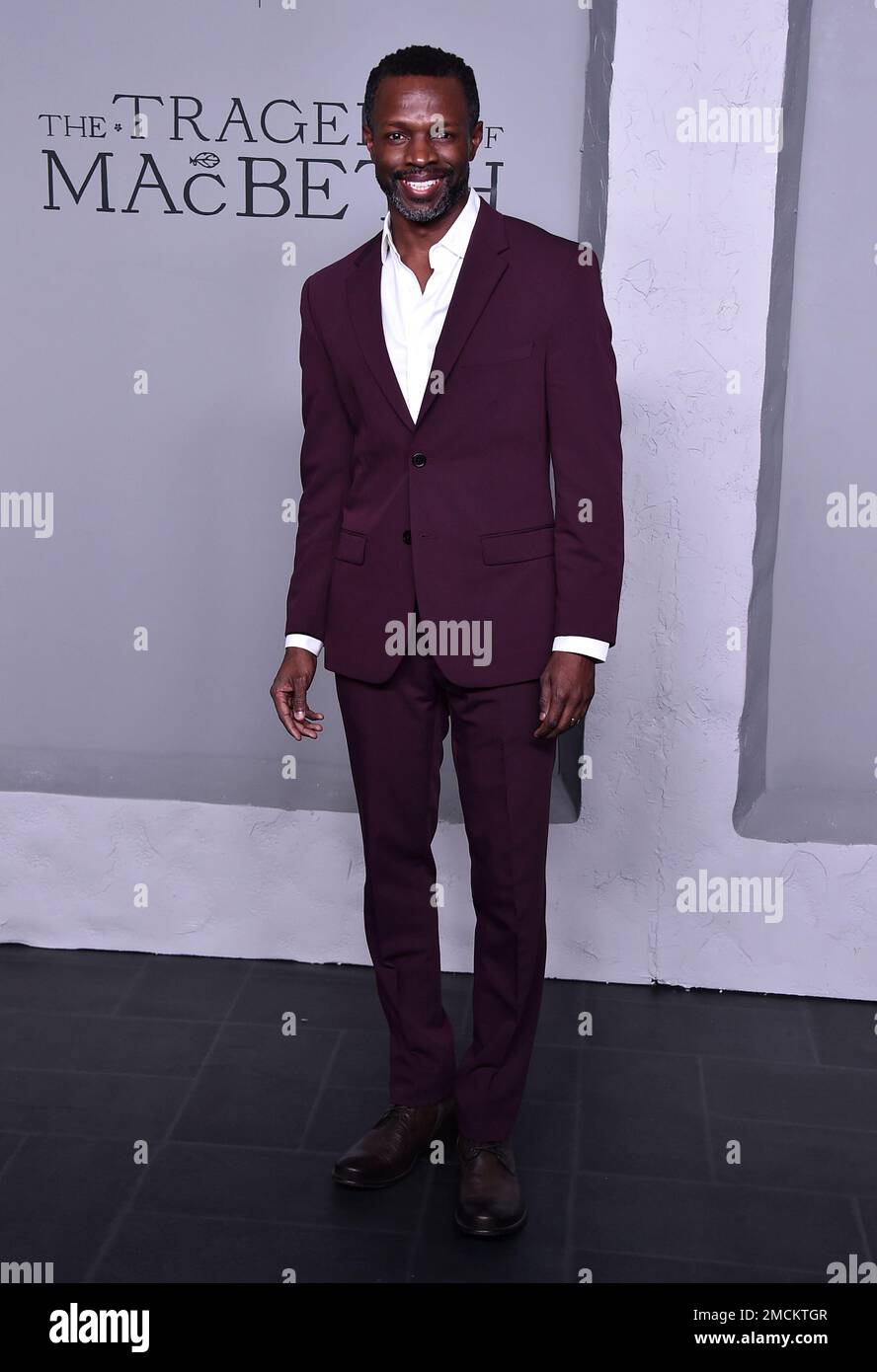 Actor Sean Patrick Thomas, who plays Monteith in the film, arrives at ...