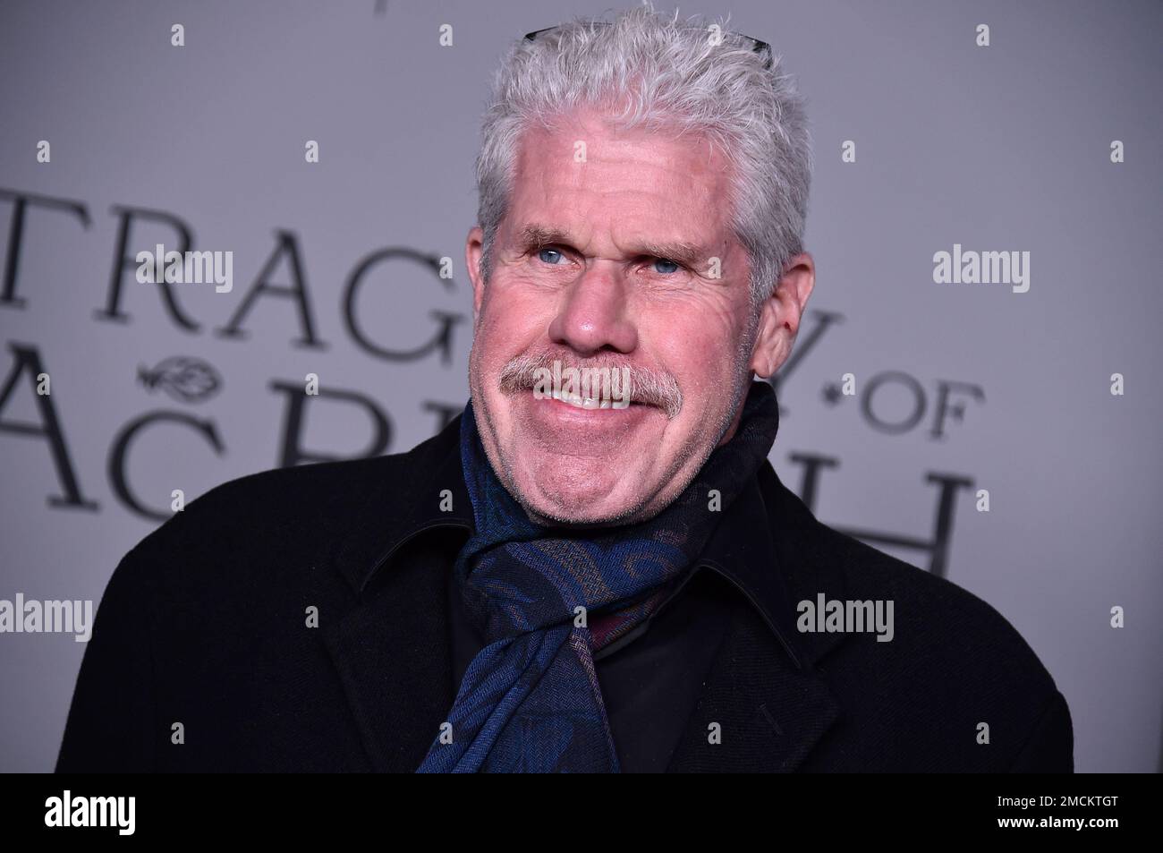 Ron Perlman arrives at the premiere of "The Tragedy of Macbeth" at the ...