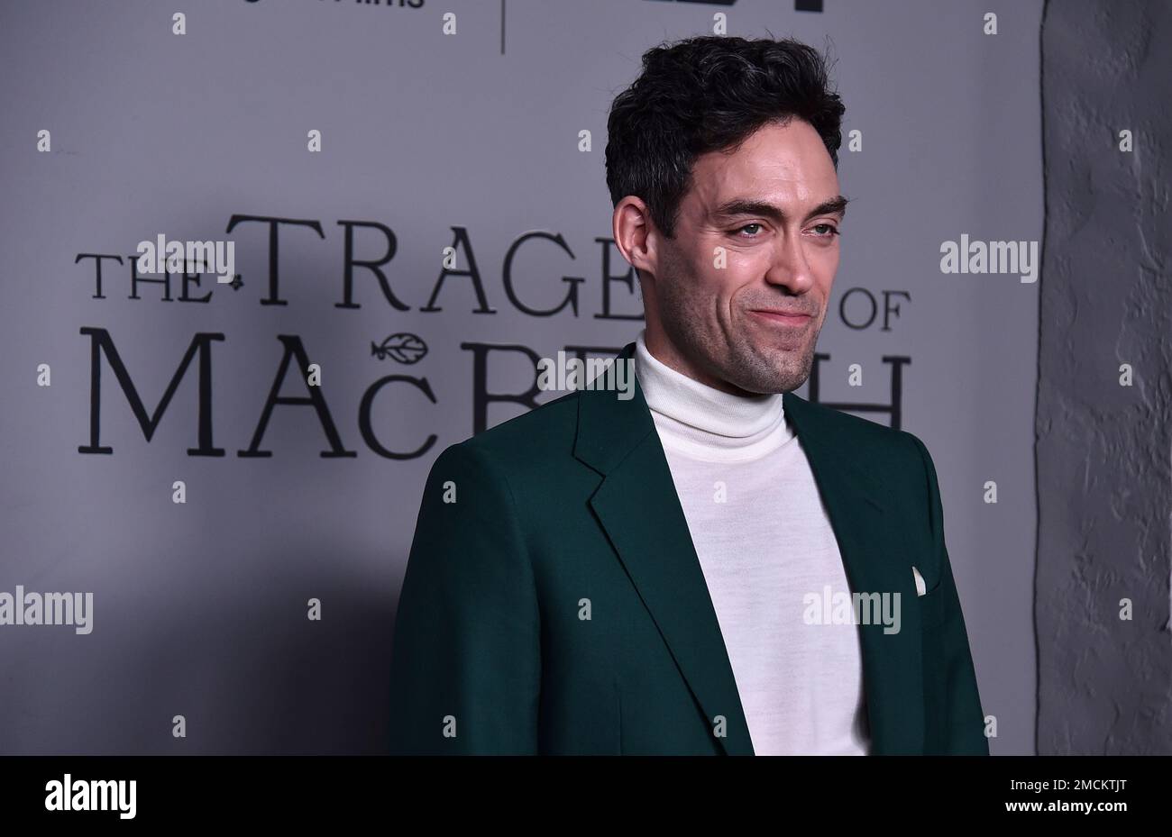 Actor Alex Hassell, who plays Ross in the film, arrives at the premiere ...