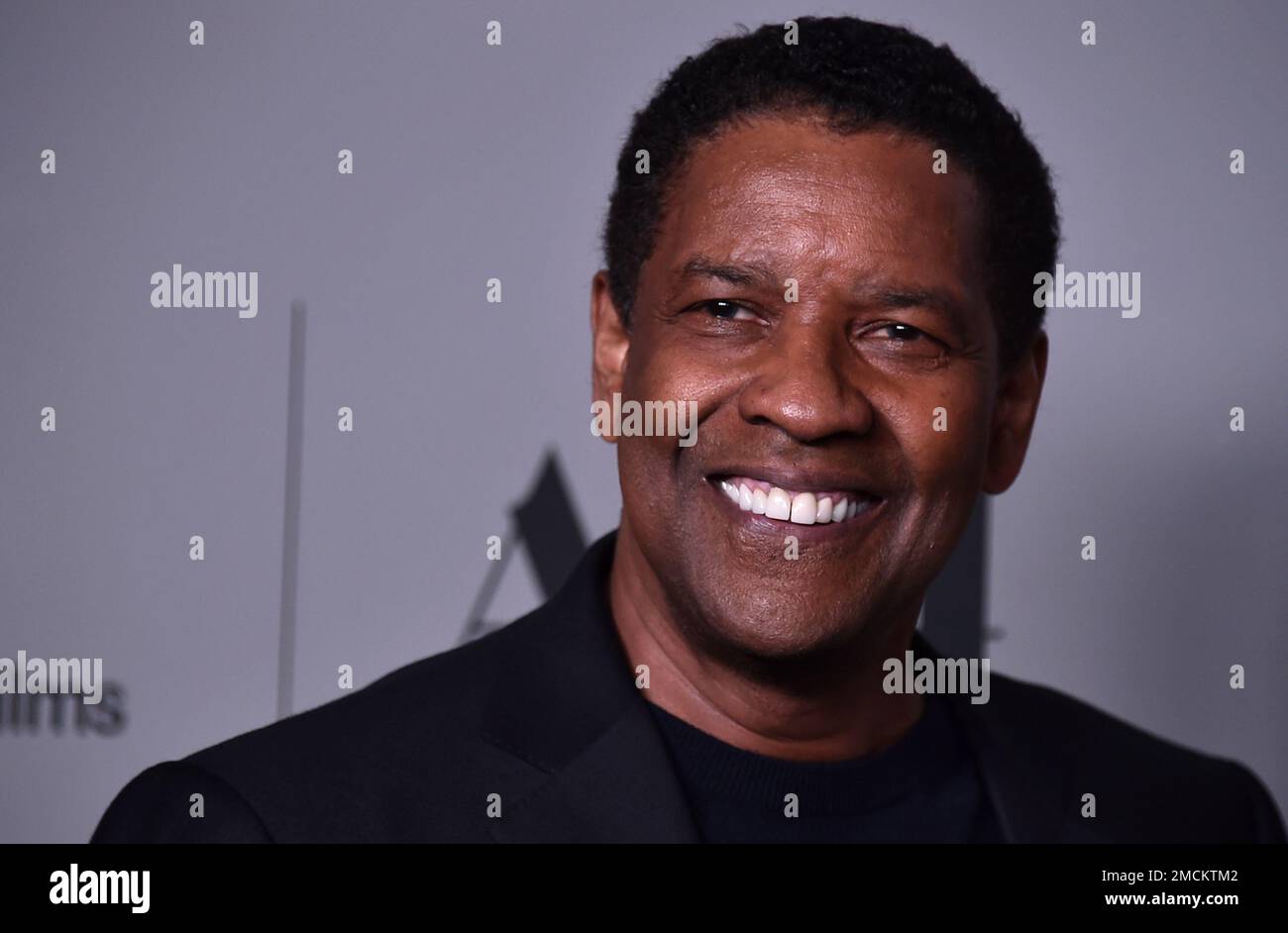 Actor Denzel Washington, who plays Macbeth in the film, arrives at the ...