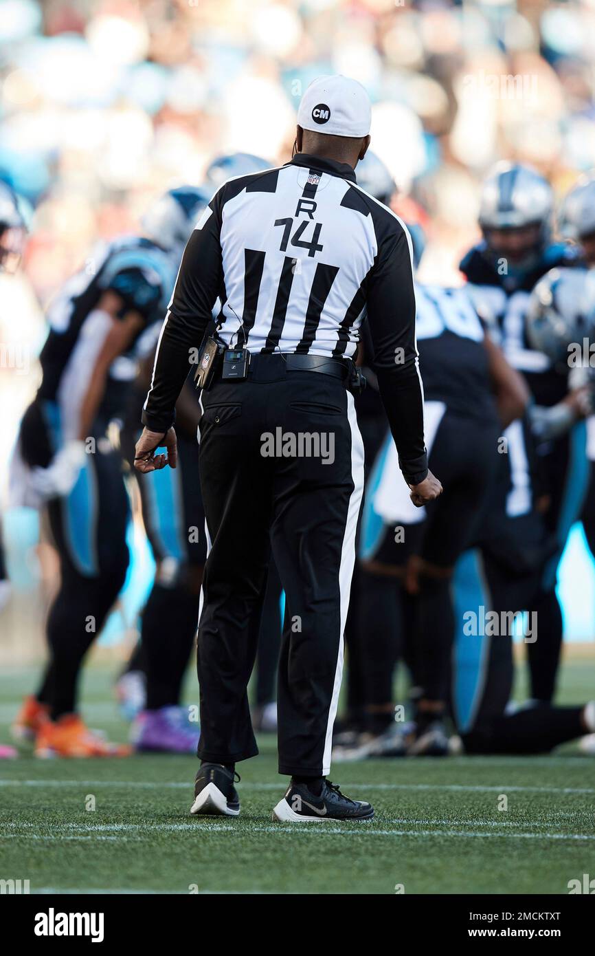 Referee Shawn Smith (14) during an NFL football game between the ...