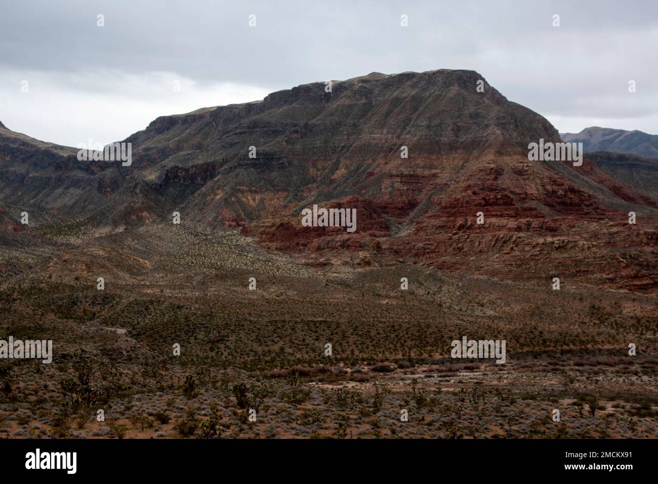 Interstate 15 runs through the Virgin River Gorge in Arizona, USA Stock ...