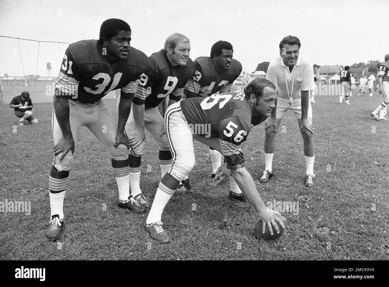 FILE - Washington Redskins coach George Allen, right, poses with some ...