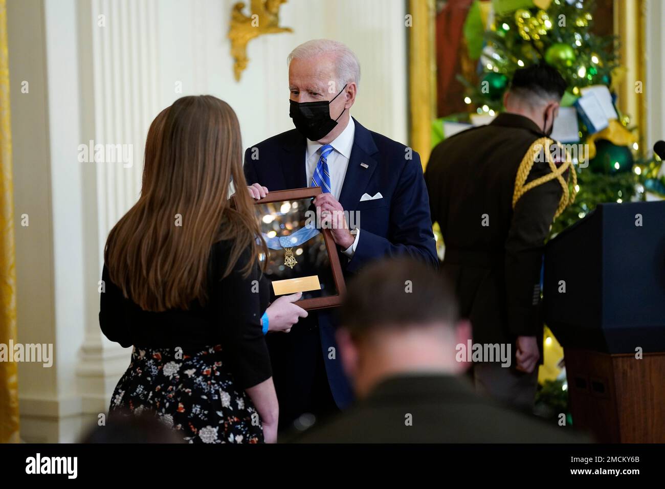 President Joe Biden presents the Medal of Honor to Army Sgt. First ...