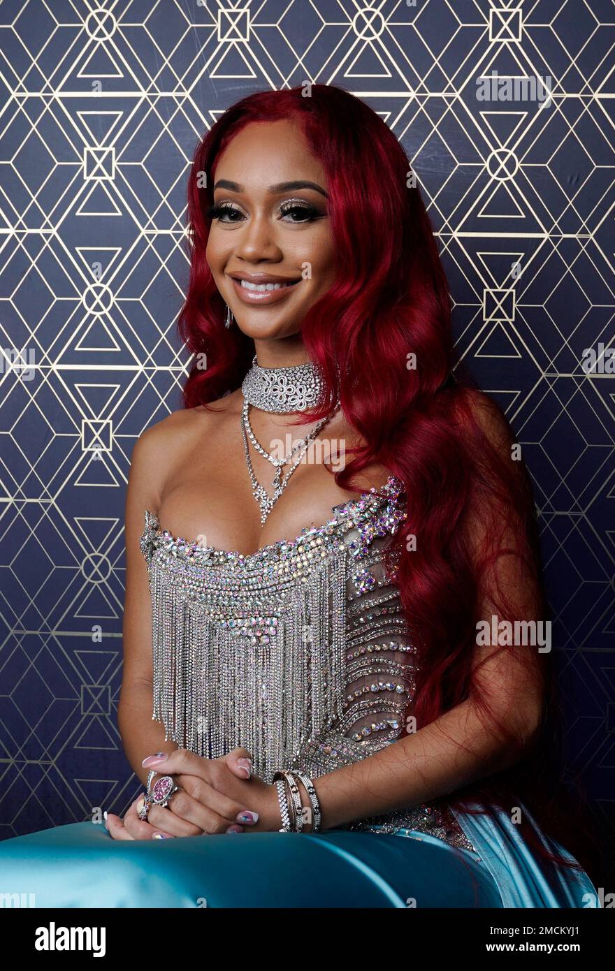 Rapper Saweetie poses for a portrait at Nightingale Plaza, Thursday ...