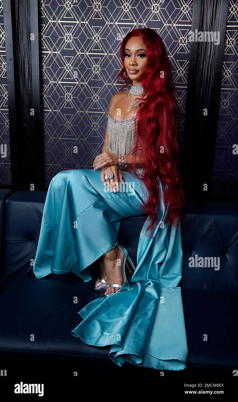 Rapper Saweetie poses for a portrait at Nightingale Plaza in Los ...