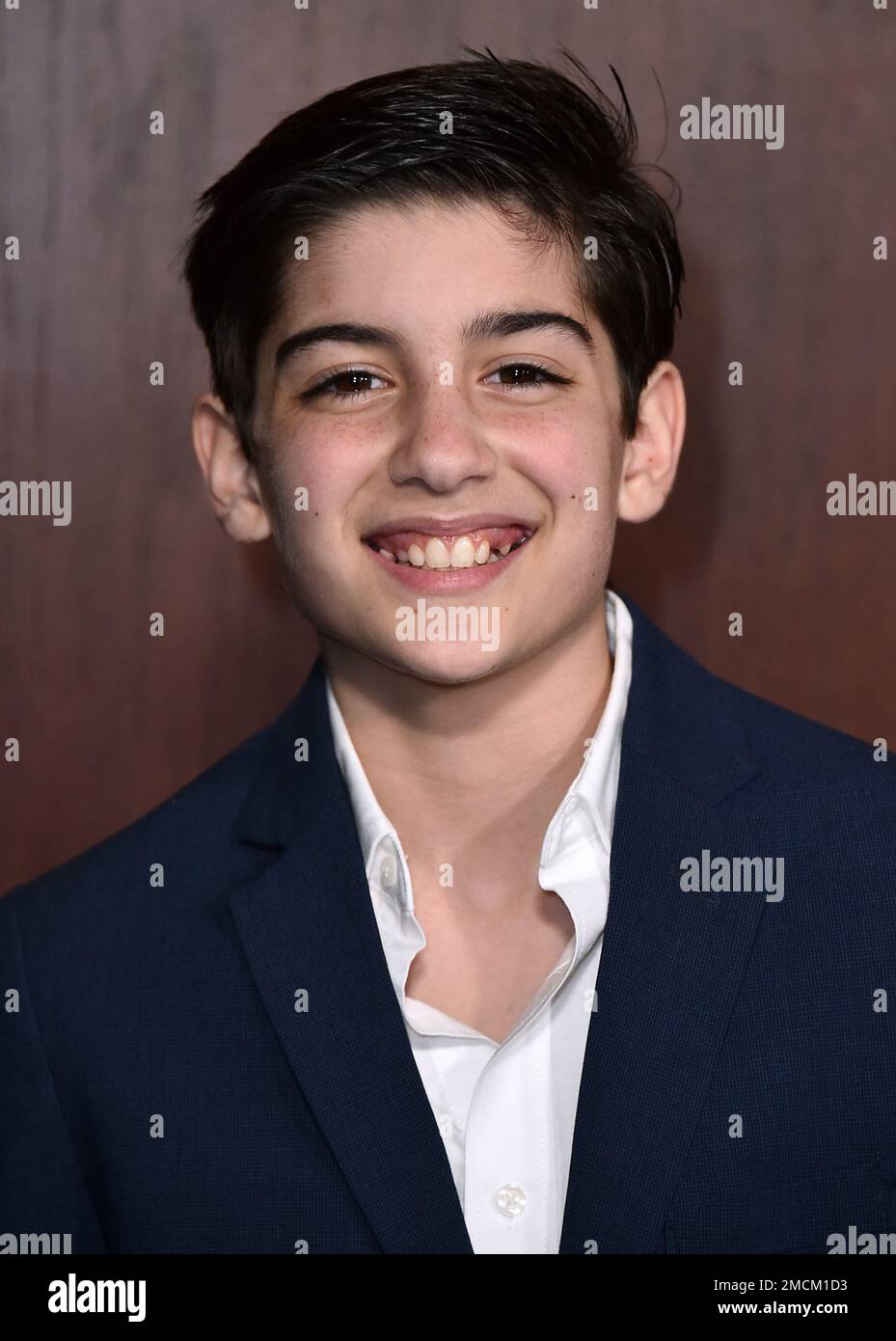 Beau Hart arrives at the premiere of "American Underdog" on Wednesday ...