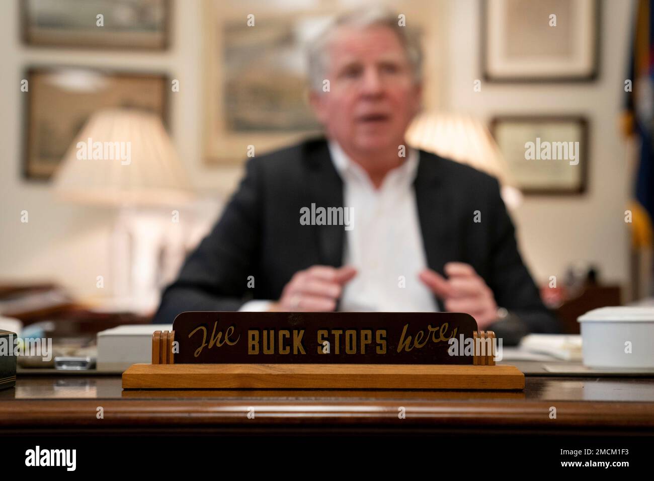 Cyrus Vance Jr., Manhattan District Attorney, is interviewed in his ...