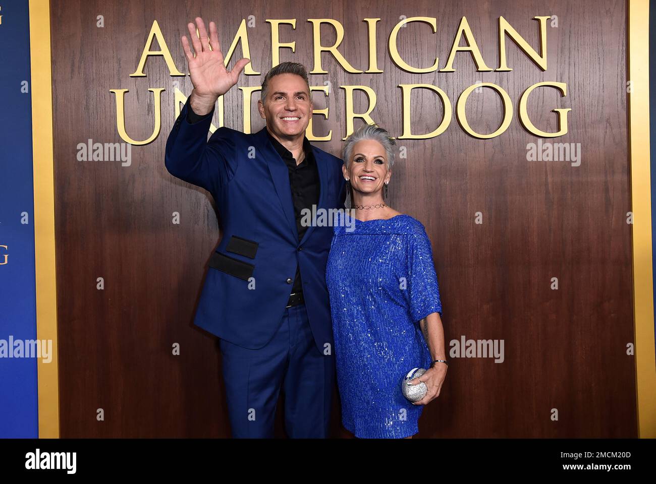 Kurt Warner and Brenda Warner arrive at the premiere of "American ...