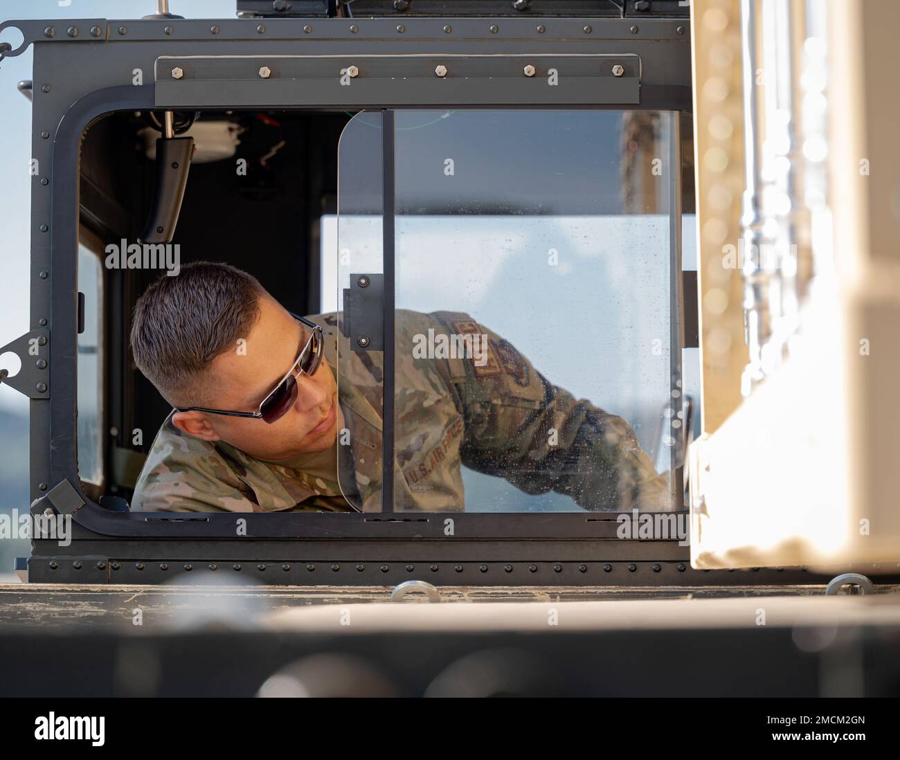 U.S. Air Force Staff Sgt. Daniel Smelser, 48th Logistics Readiness ...