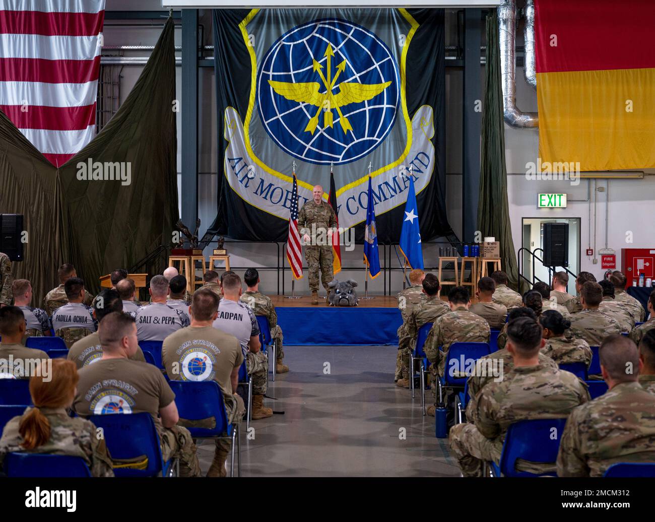 U.S. Air Force Col. Jens Lyndrup, 721st Air Mobility Operations Group ...