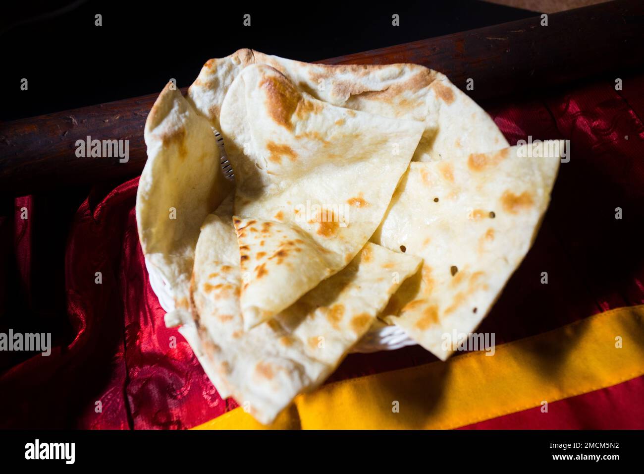 Naan is a flat bread, made from wheat flour and usually leavened. It is ...