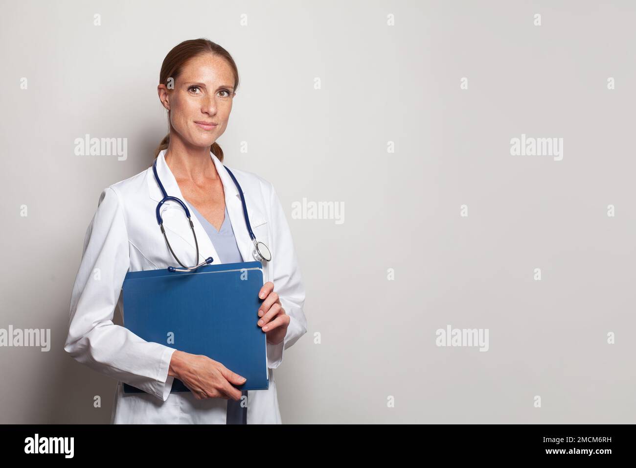 Confident, diverse and empowered doctor ready for work indoor Stock ...