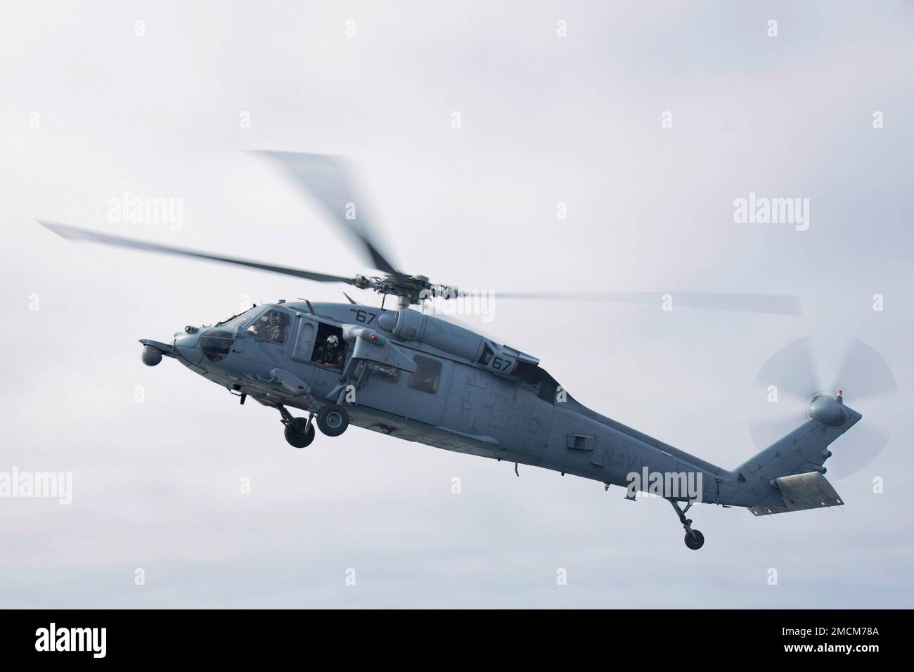PACIFIC OCEAN (July 6, 2022) - U.S. Navy MH-60S Sea Hawk, assigned to ...
