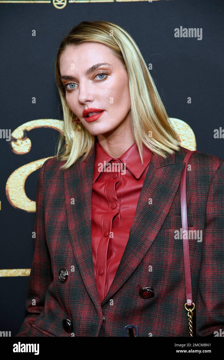 Alina Baikova attends the premiere of "The King's Man" at the Museum of ...