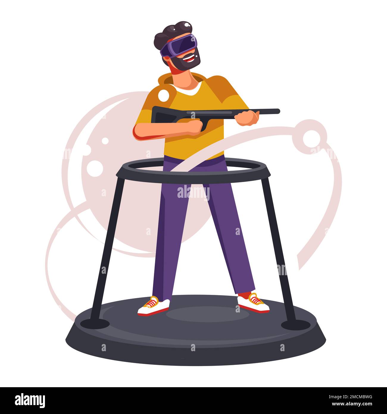 Fake gun isolated Stock Vector Images - Alamy