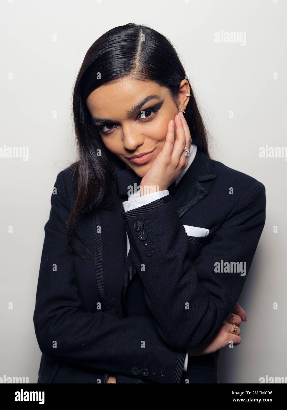 Rachel Zegler poses for a portrait on Sunday, Nov. 28 2021, in New York ...