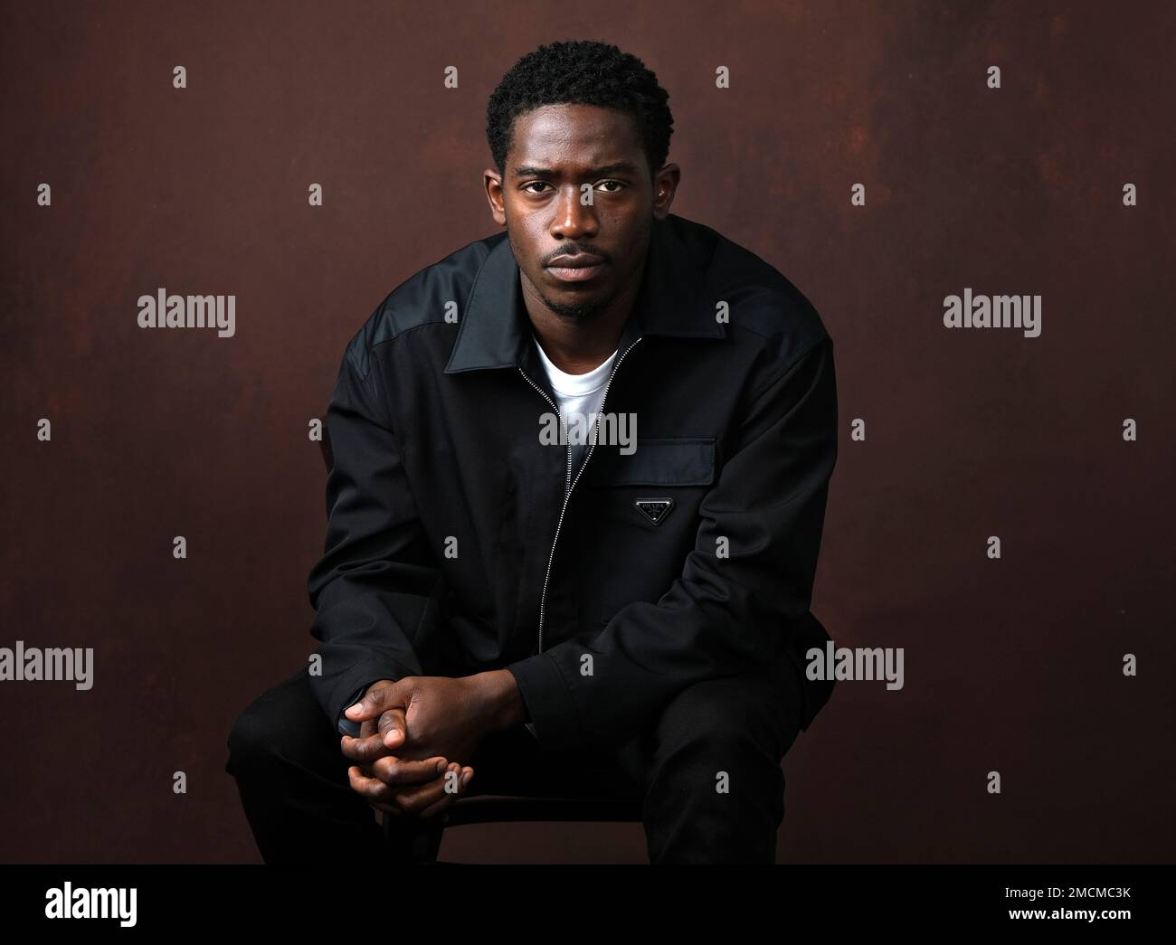 Actor Damson Idris poses for a portrait in Los Angeles on Nov. 1, 2021 ...