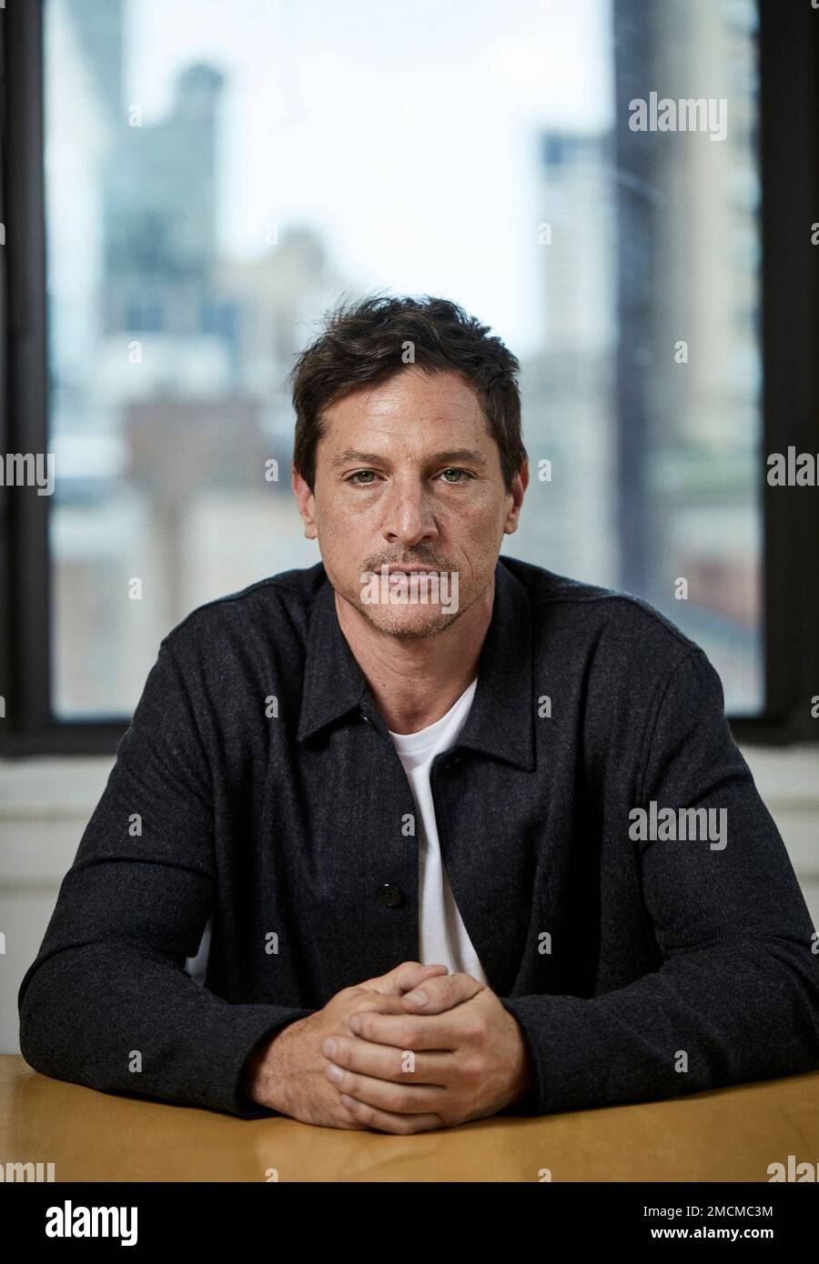 Simon Rex poses for a portrait in New York on Nov. 29, 2021 to promote ...