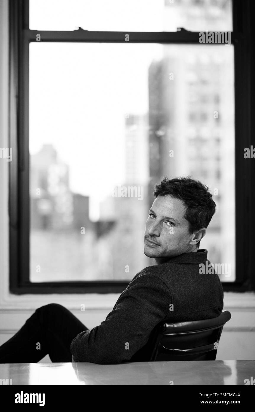 Simon Rex poses for a portrait in New York on Nov. 29, 2021 to promote ...